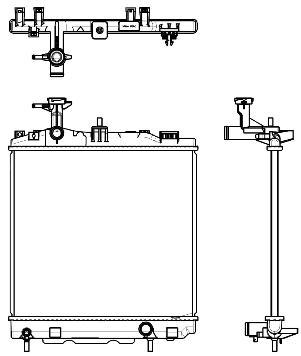 Product Detail 3321-7001 - ADR Radiator