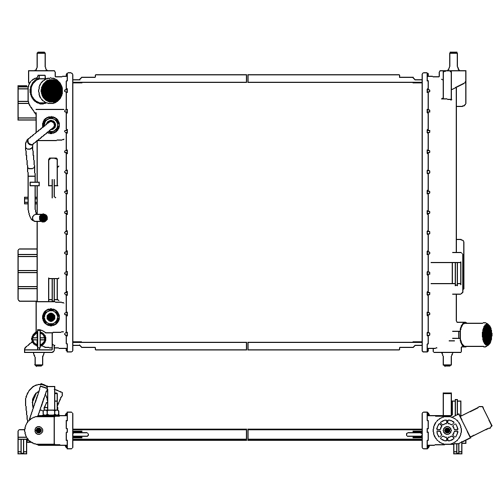 Product Detail 3221-8535 - ADR Radiator