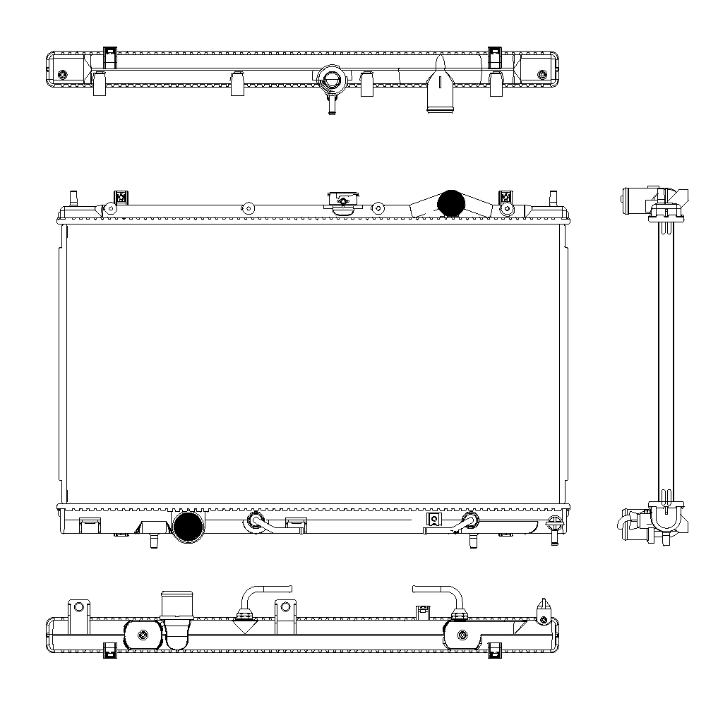 Product Detail 3321-1080 - ADR Radiator